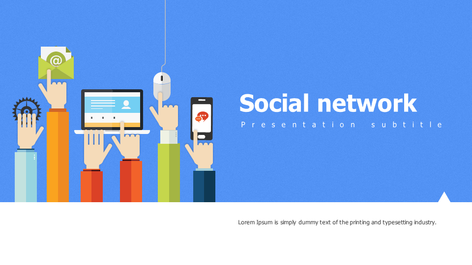 Social Network PowerPoint Wide – Goodpello