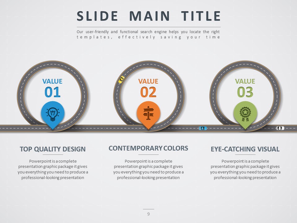 Road PowerPoint Template – Goodpello