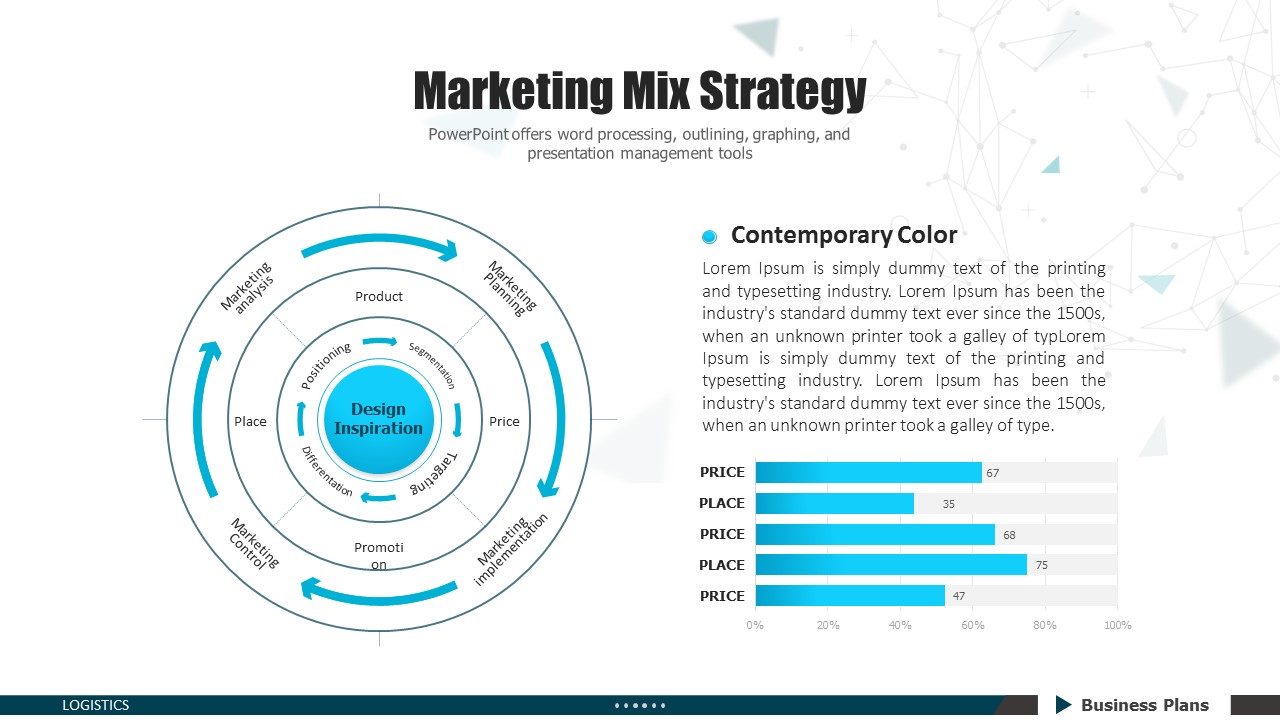Logistics Ppt Template Strategy Goodpello
