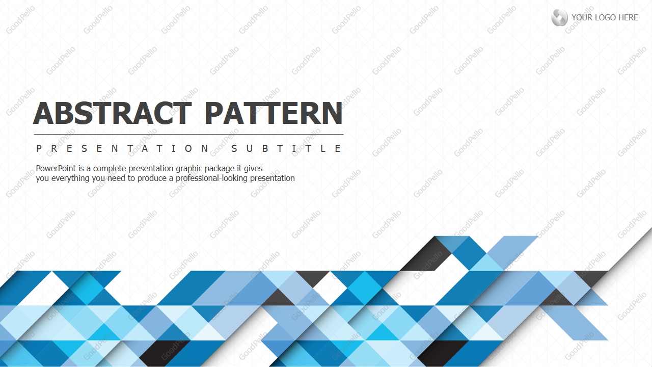 Abstract Pattern PPT Wide | Goodpello
