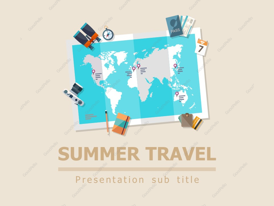Summer Travel PPT Template – Goodpello