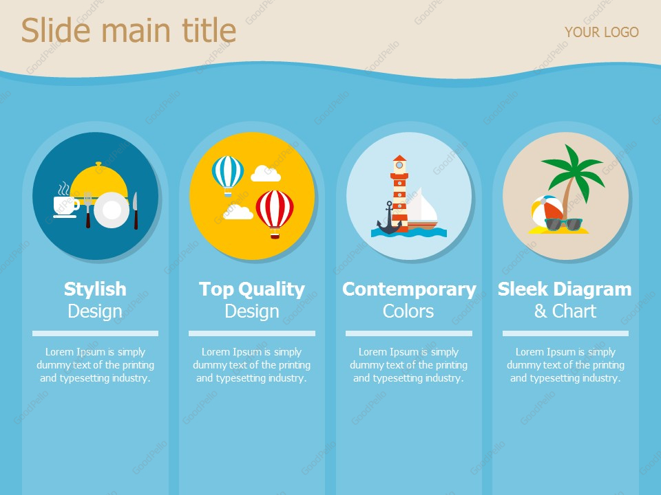 Summer Travel PPT Template | Goodpello
