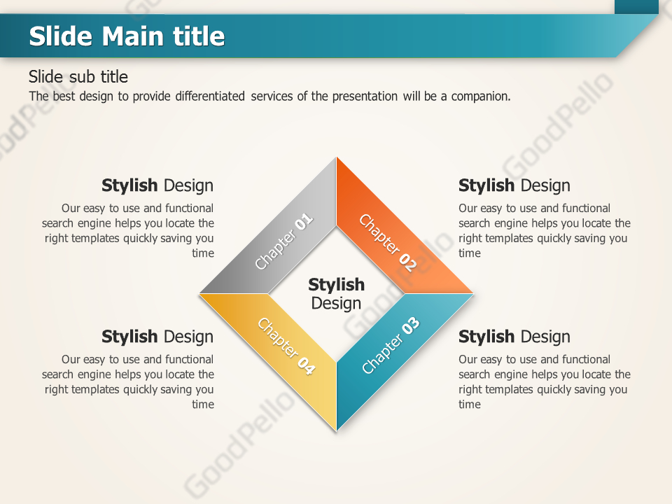 Solid Theme PPT Template | 고퀄리티 프레젠테이션 템플릿 굿펠로