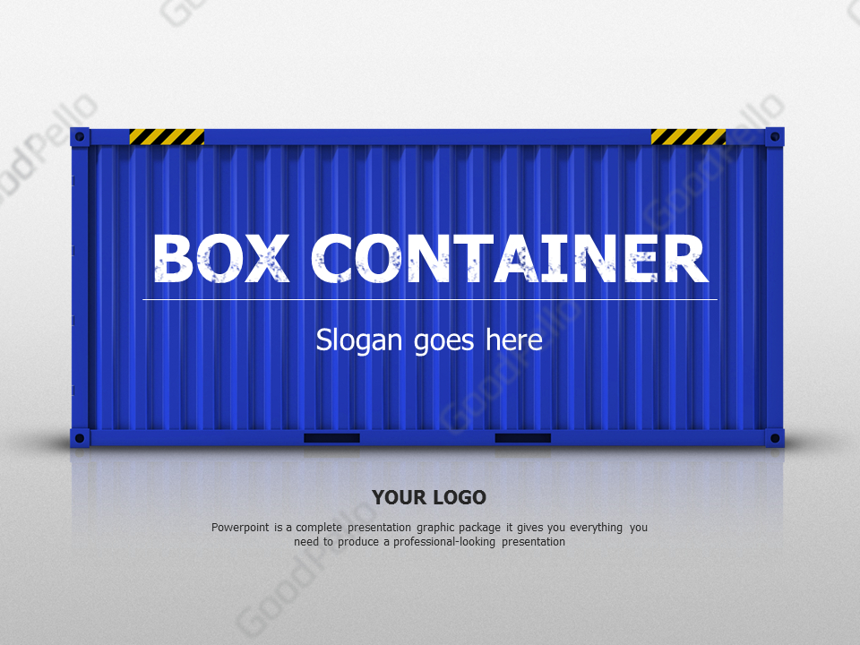 Container PPT | 고퀄리티 프레젠테이션 템플릿 굿펠로