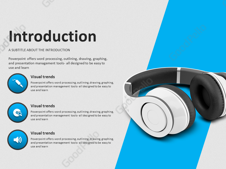 Sound PPT Presentation | 고퀄리티 프레젠테이션 템플릿 굿펠로 Sound PPT Presentation | 고퀄리티 프레젠테이션 템플릿 굿펠로