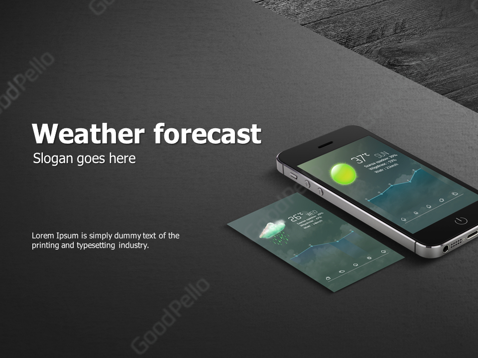 Weather Forecast PPT | 고퀄리티 프레젠테이션 템플릿 굿펠로