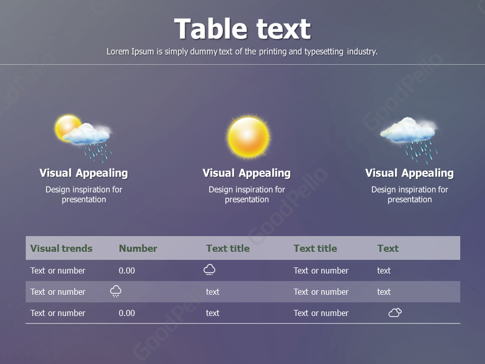 Weather Forecast PPT | 고퀄리티 프레젠테이션 템플릿 굿펠로