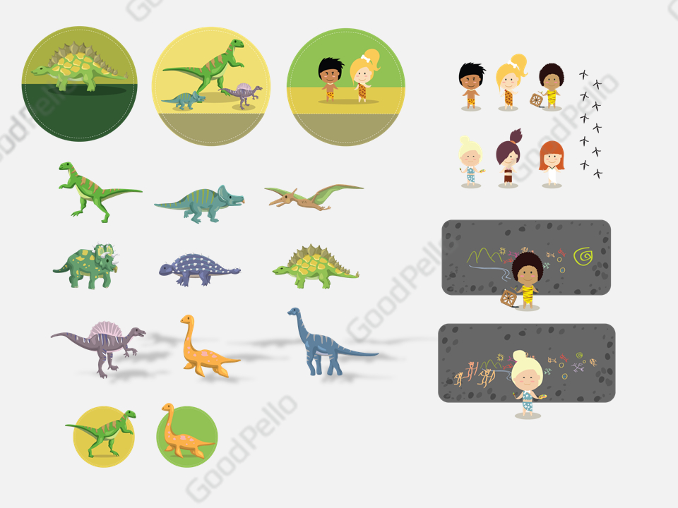 Dinosaur PowerPoint Template | 고퀄리티 프레젠테이션 템플릿 굿펠로