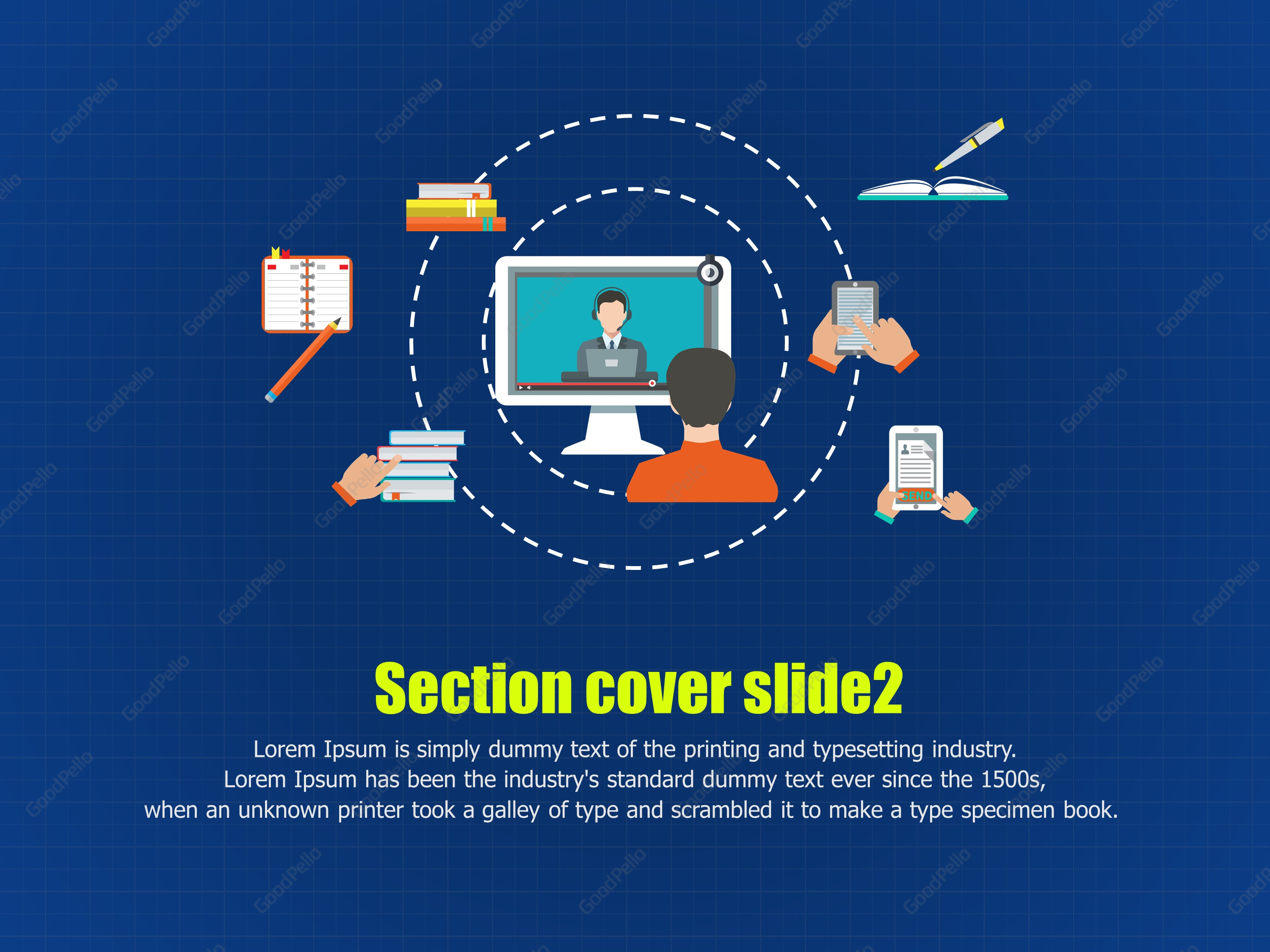 Online Education PPT Template | | 고퀄리티 프레젠테이션 템플릿 굿펠로