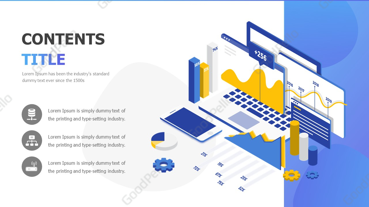 Data Analysis Presentation Template Wide 